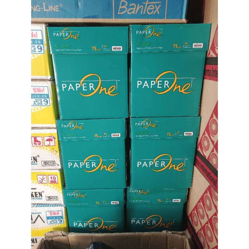 HVS A4 PAPER 75 grams PAPER ONE contains 100 sheets | Shopee Singapore