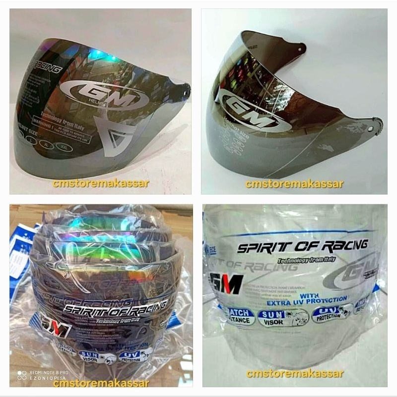 GM Evo Helmet Visor Evolution/ Original GM Fighter/ Silver Chrome ...