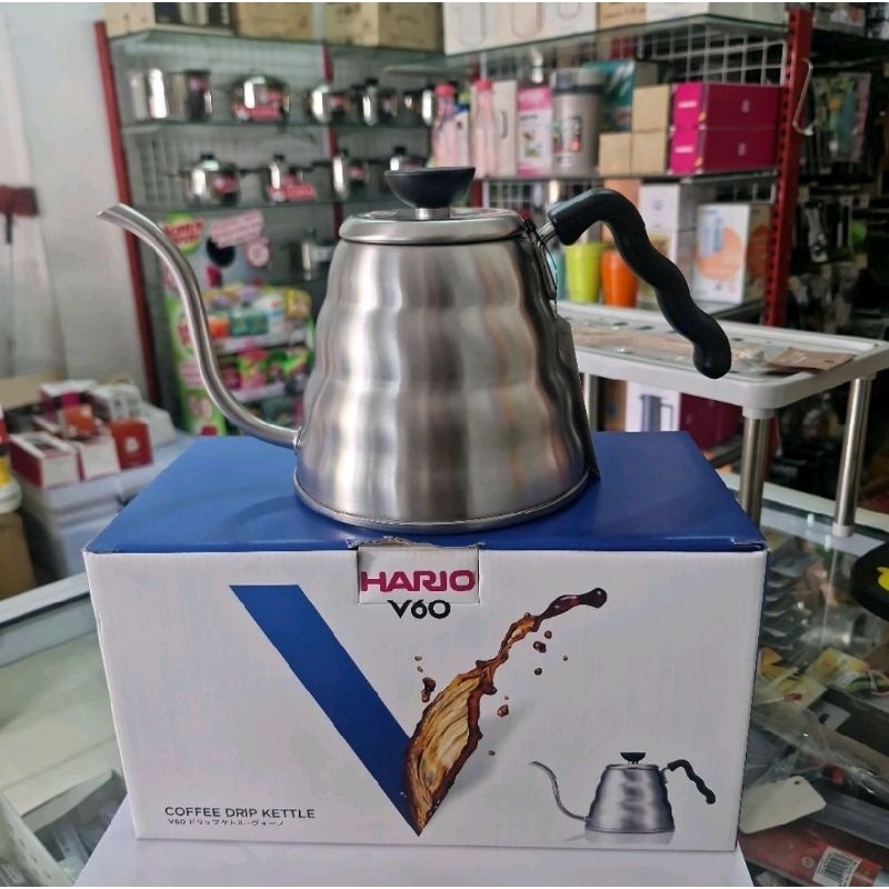 VKBR-120HSV V60 Drip Kettle Buono 1.2 liter by Hario Made in Japan | Shopee Singapore