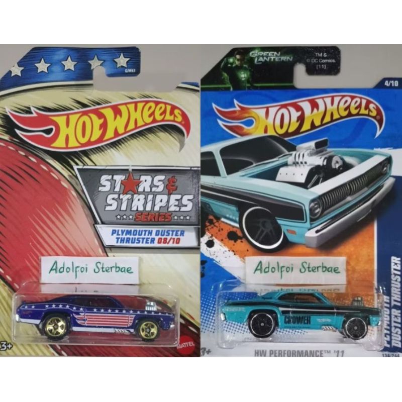 Hotwheels hot wheels plymouth duster thruster stars & stripes series ...