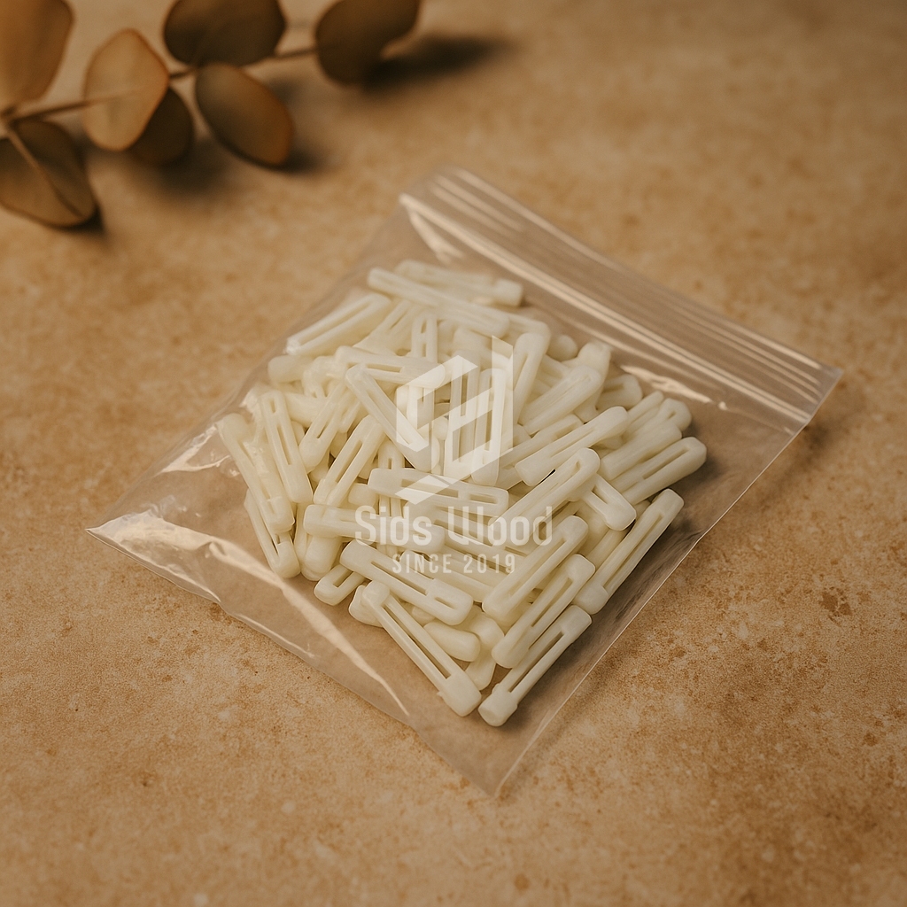 SidasWood [PP] Plastic Safety Pins Name Tags Chest Nameplate Material ...