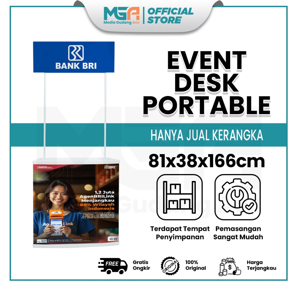 Portable Folding Booth Table + Bag | Event Desk Promotional Desk ...