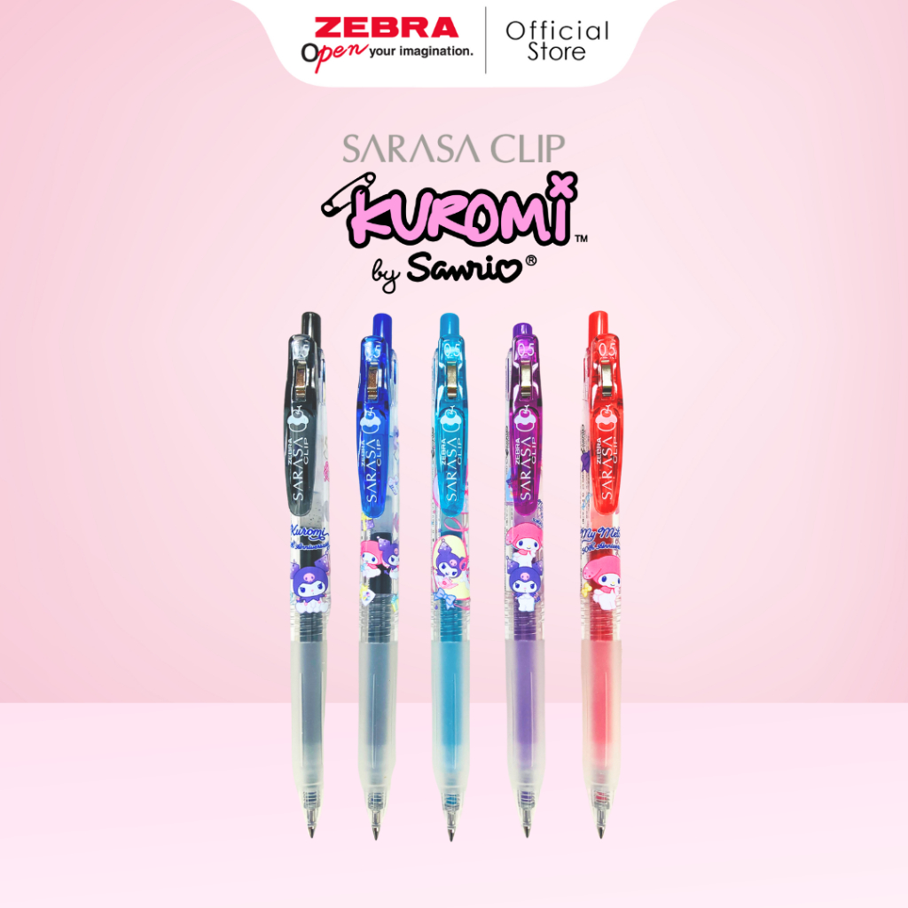 ZEBRA Sarasa Clip JJ15 Pen 0.5mm My Melody Kuromi 50th Anniversary ...