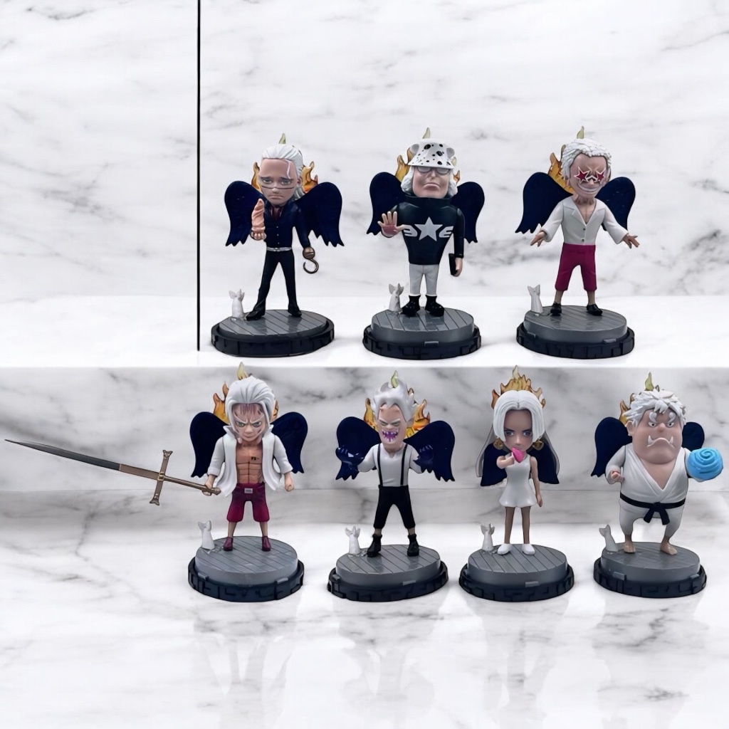 Action Figure Pacifista Seraphim Boa hancock Mihawk Jinbe crocodile ...