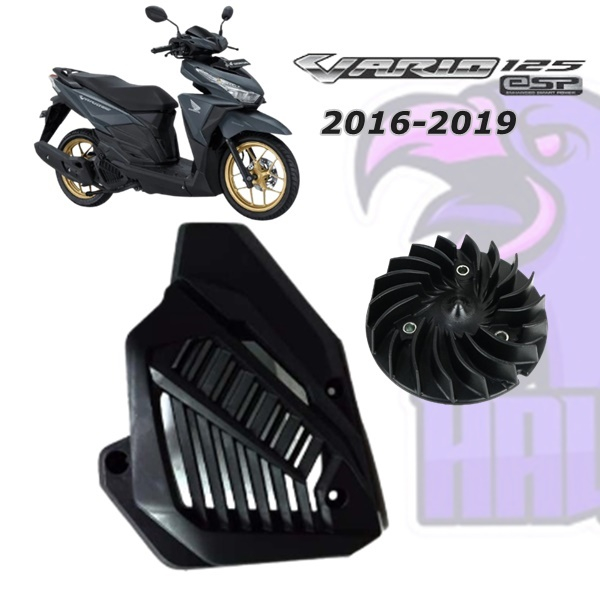 Vario 125 150 New Standard Radiator Cover + Vario Fan Coupling Fan ...