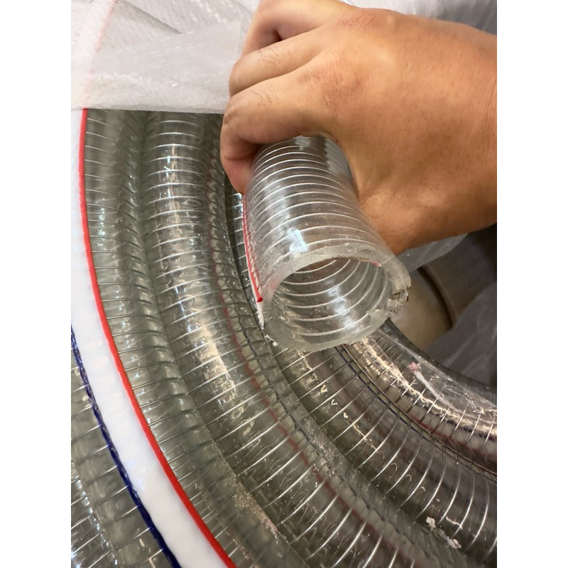 SPRING HOSE WIRE HOSE 1 1/4" INCH (Sold Per Meter) | Shopee Singapore