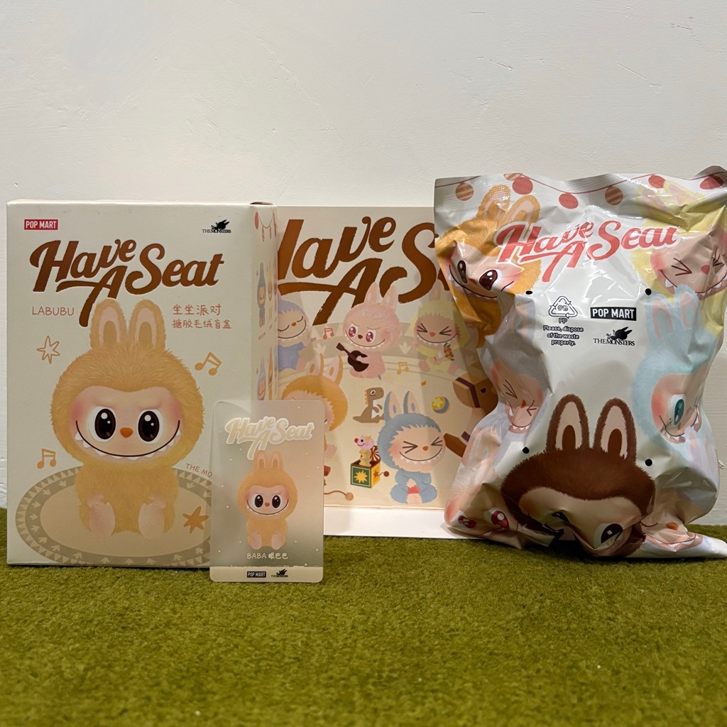 Labubu V2 plush Have A Seat original PM BABA | Shopee Singapore