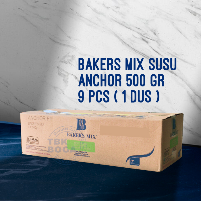 Bakers Mix Milk Powder 500 gr (9 pcs / 1 box) Anchor Baker Milk Powder ...