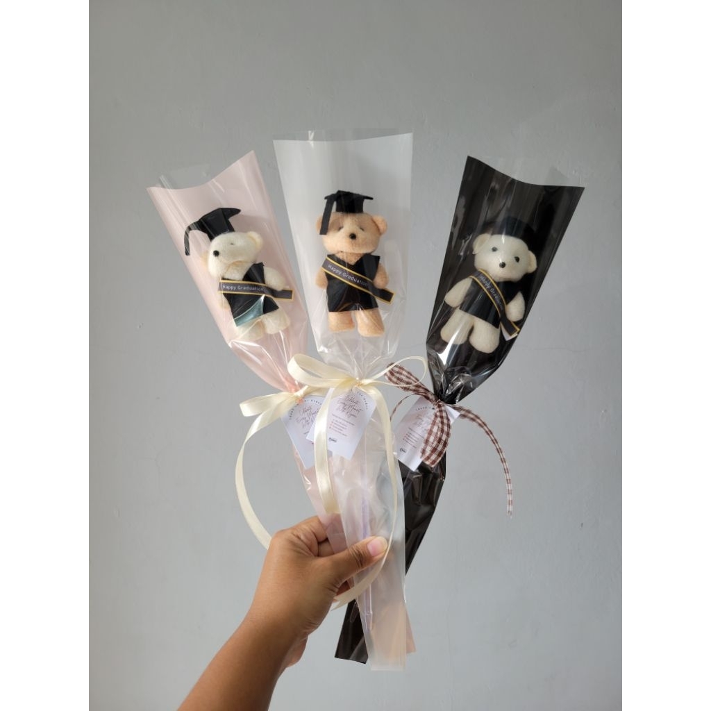 Graduation mini bouquet Graduation doll teddy bear mini Graduation ...