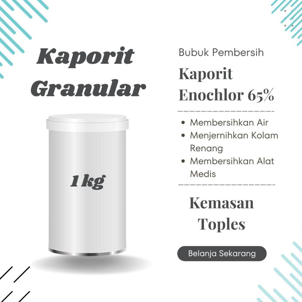 Granular Powder Chlorine Packed in 1kg Original Jars | Shopee Singapore