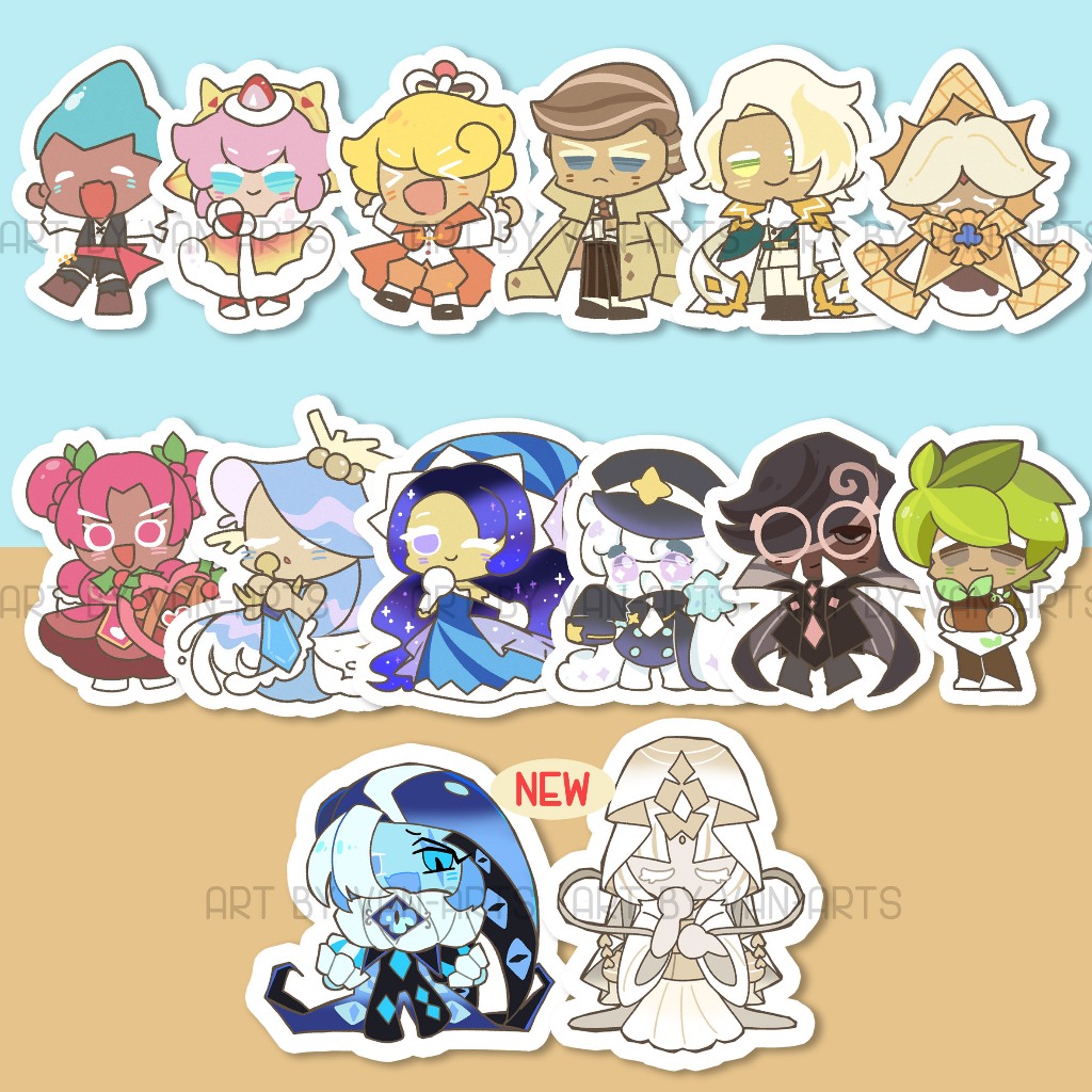 Cookie Run Kingdom | CRK characters stickers | Shopee Singapore