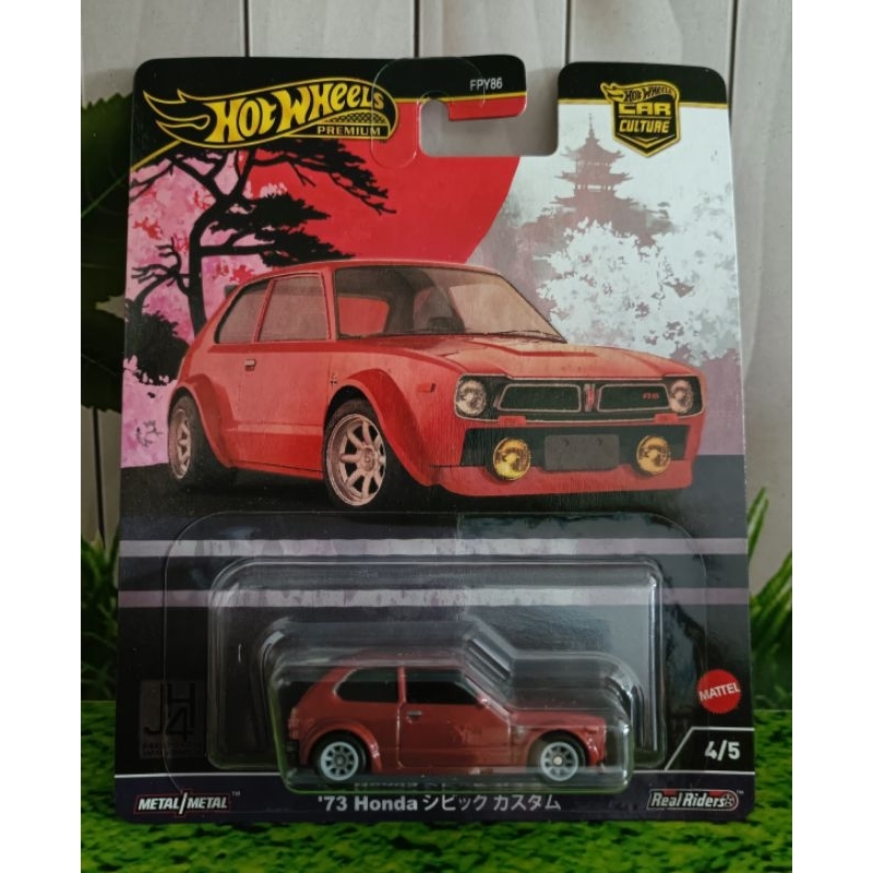Hot Wheels Premium JH4 '73 Honda Civic Custom FPY86 Japan Historics ...