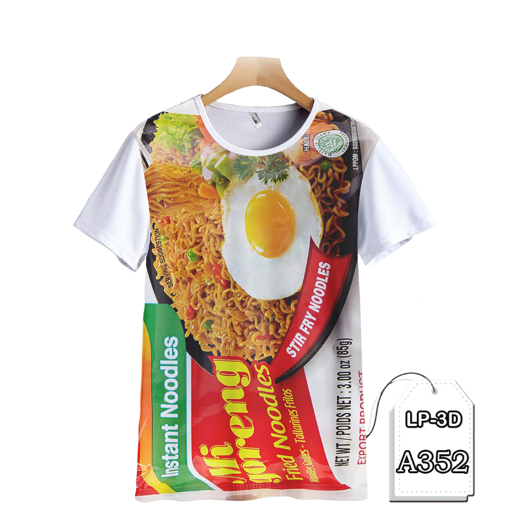 Indomie T-SHIRTS FRIED NOODLE FLAVOR ADULT CLOTHES INDOMIE PREMIUM T ...