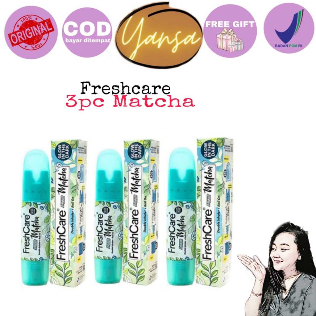 MORE ECONOMICAL 3 FRESHCARE SMASH MATCHA DOUBLE INHALER | Shopee Singapore