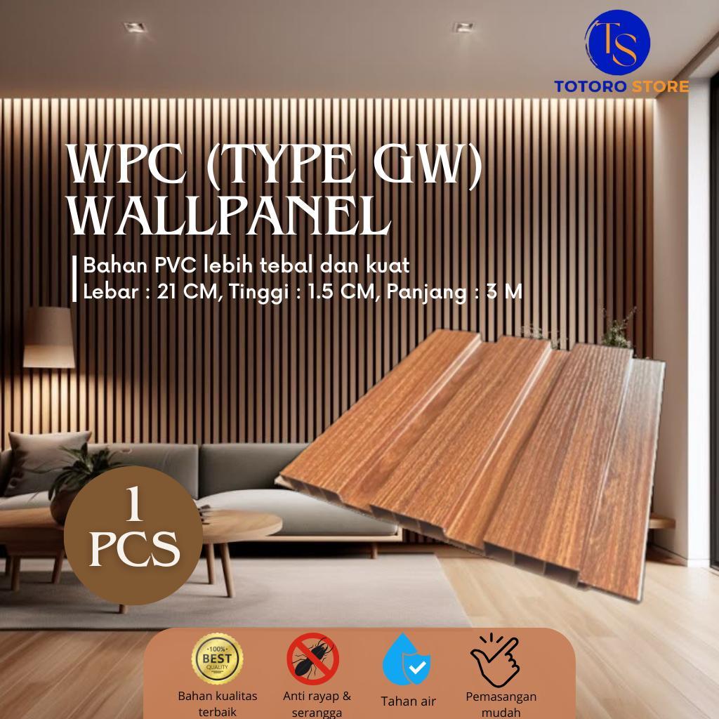 WPC Wall Panel Premium - 3M x 21cm, Water & Termite Resistant, Easy to ...