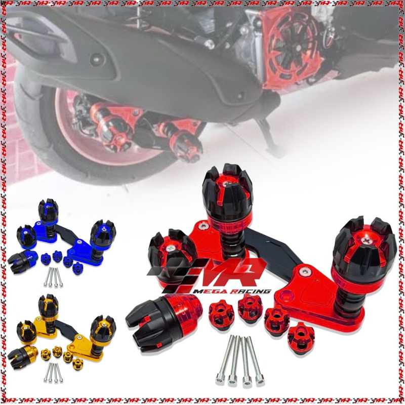 Package of 3 Nmax Variations - Frameslider Exhaust Router + Front Axle ...