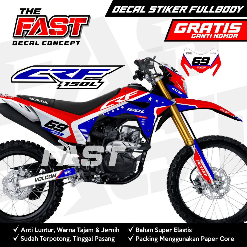 Newest Sticker Decal CRF 150 L Motorcycle Decal Sticker CRF150L Sticker ...
