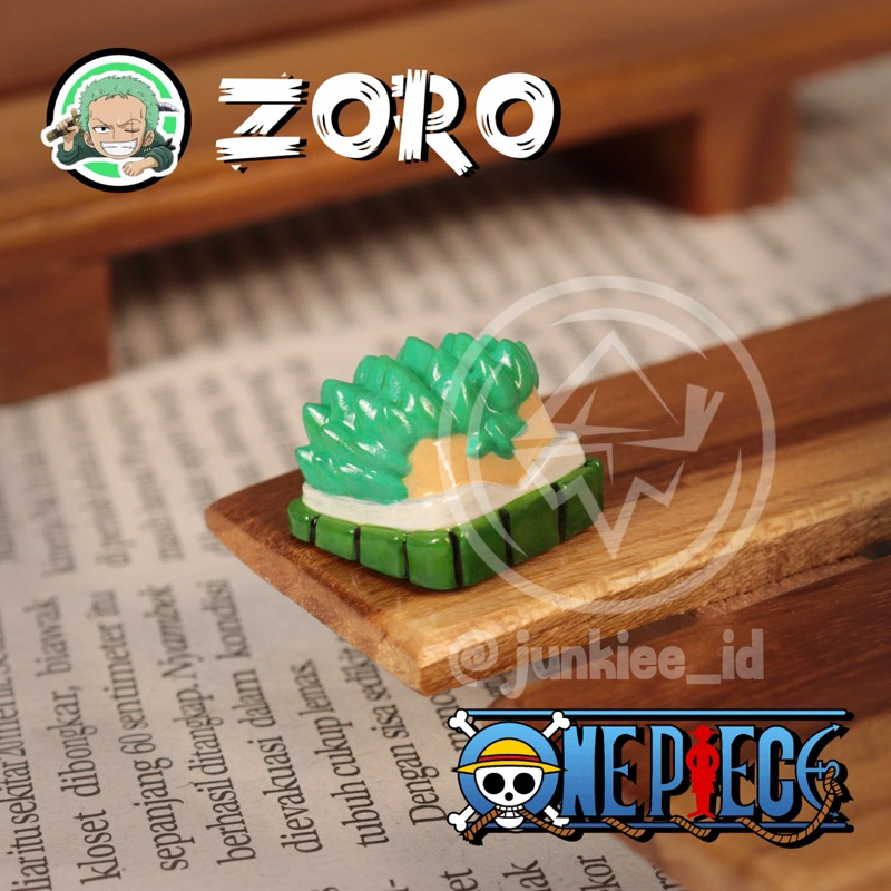 Zoro artisan keycaps one piece keycaps anime pirate keycap for ...