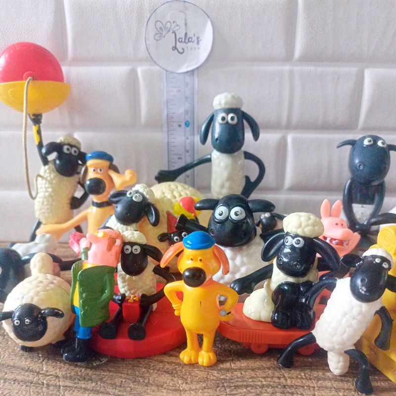 [Not New] SHAUN THE SHEEP Animated Movie Series Character Figure Toy ...