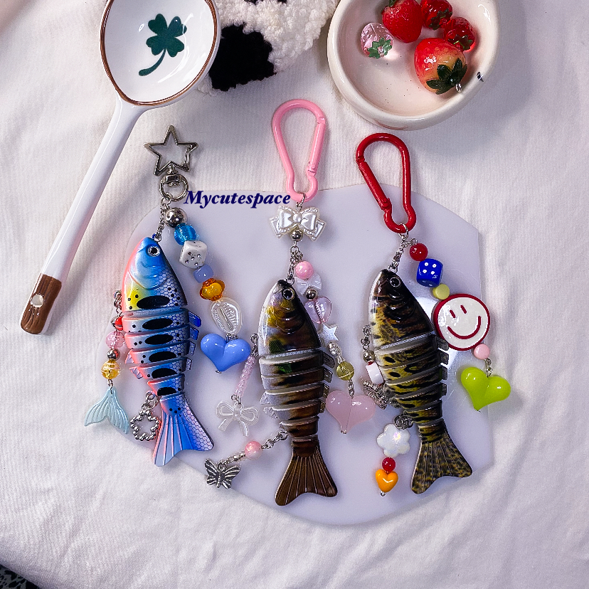 GANTUNGAN FISH KEYCHAIN TRINKET / FISH KEYCHAIN / FISH KEYCHAIN ...