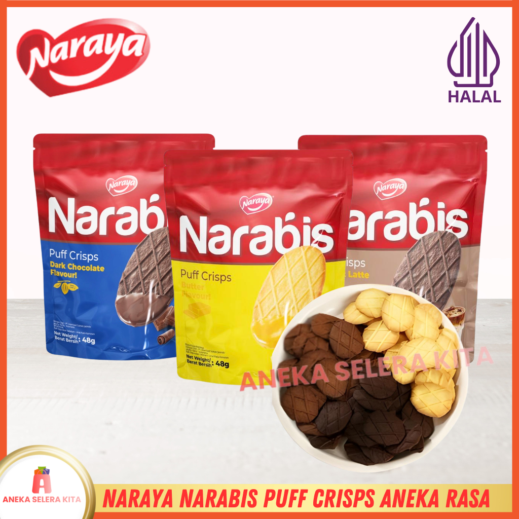 Naraya Narabis Puff Crips Flavored Butter, Dark Chocolate & Coconut ...