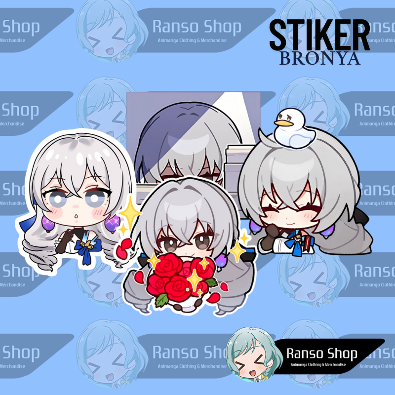 GANTUNGAN Honkai Star Rail Keychain Bronya UV Printing Laser Cut ...
