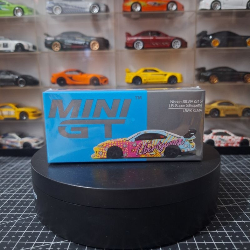 Mini GT Nissan Silvia S15 LB-Super Silhouette LBWK Kuma Segel 743 ...