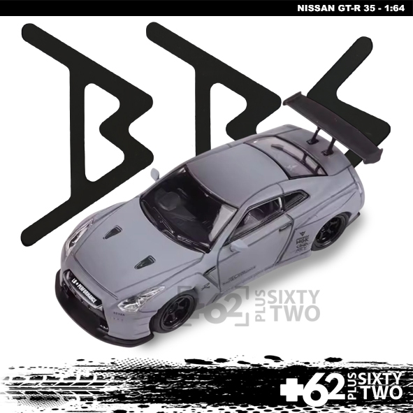 BBS Nissan Skyline GTR R35 1:64 Nissan GT-R R35 Diecast JDM Japan sport ...