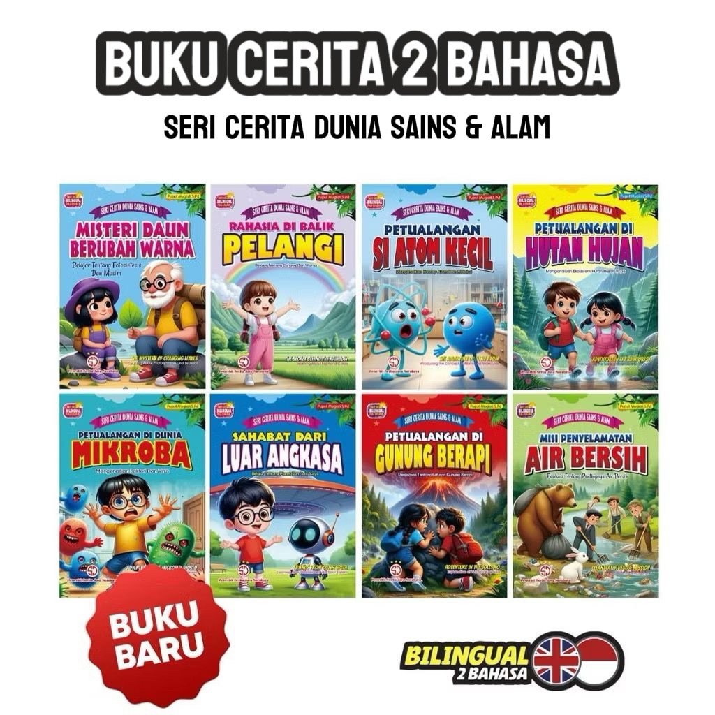 Bilingual Story Book: Science and Nature World Story Series | Bilingual ...