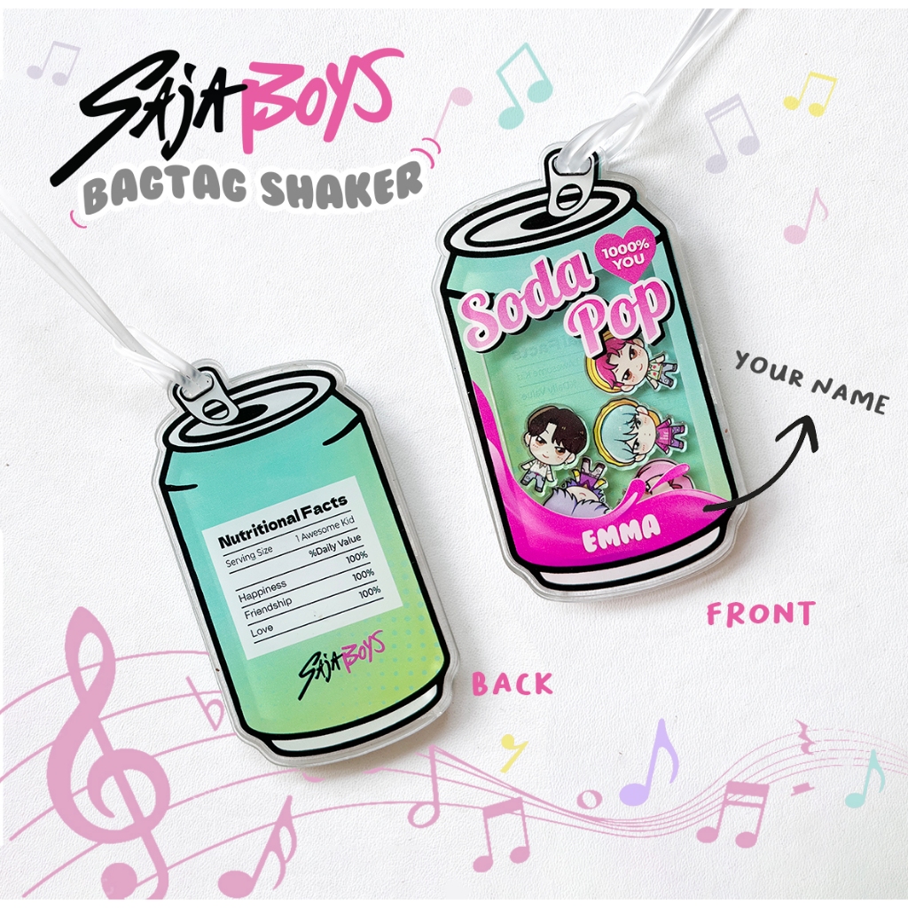 Bagtag Shaker Soda Pop Only Boys Kpop Demon Hunter | Shopee Singapore