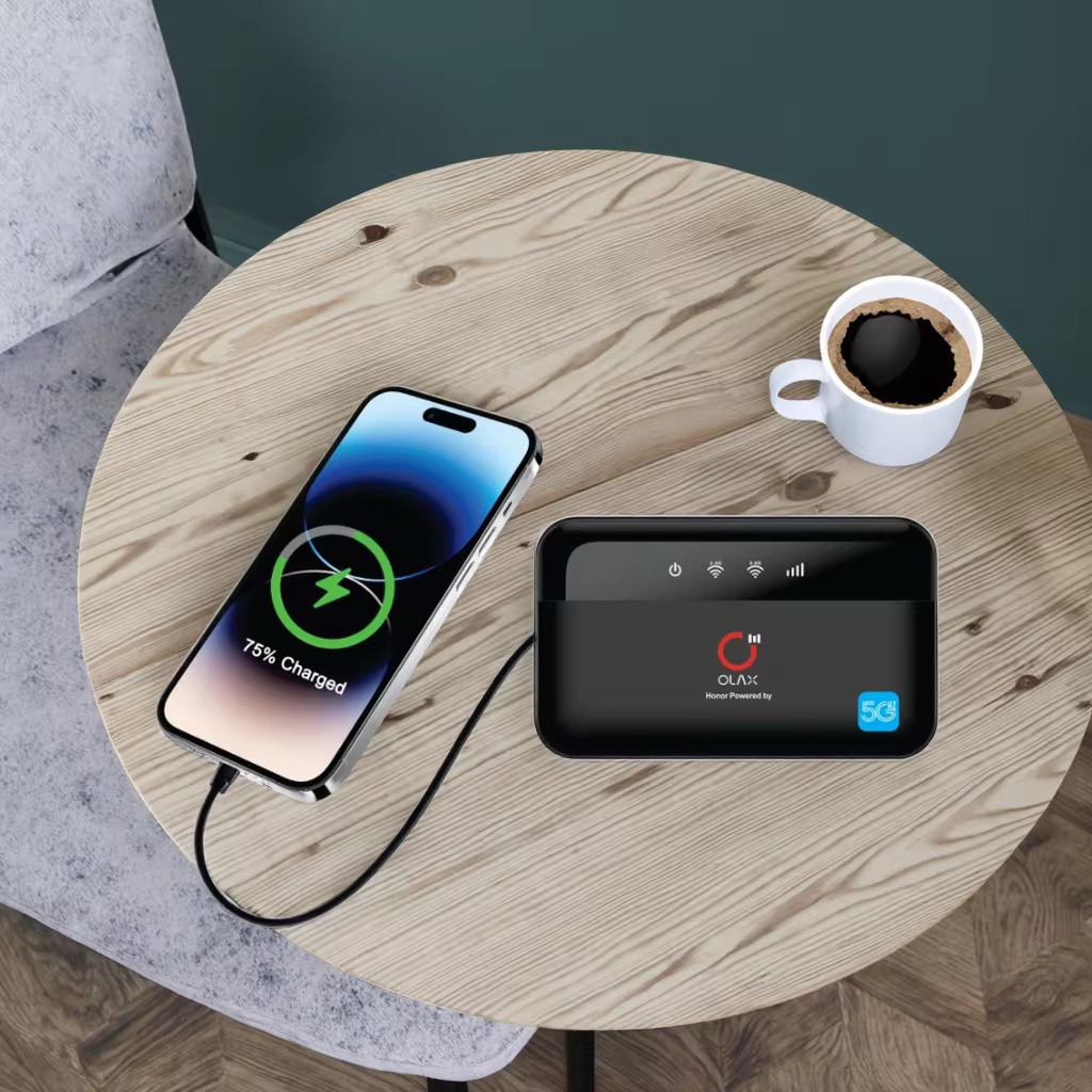 Olax M100 Mobile Hotspot Mifi 10000mAh Portable LTE 2.4/5.8G Power Bank ...