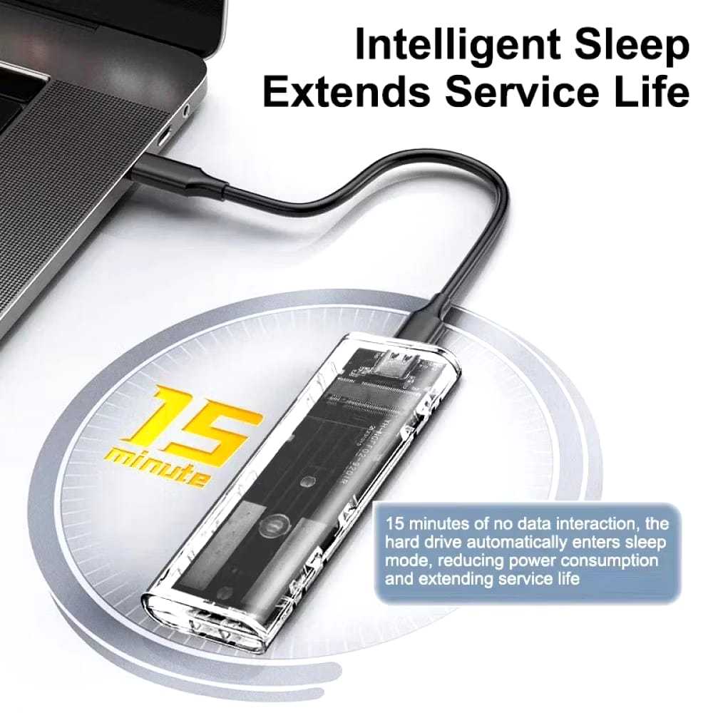 M.2 SATA NGFF External SSD Case Enclosure USB 3.15Gbps M2 casing ...