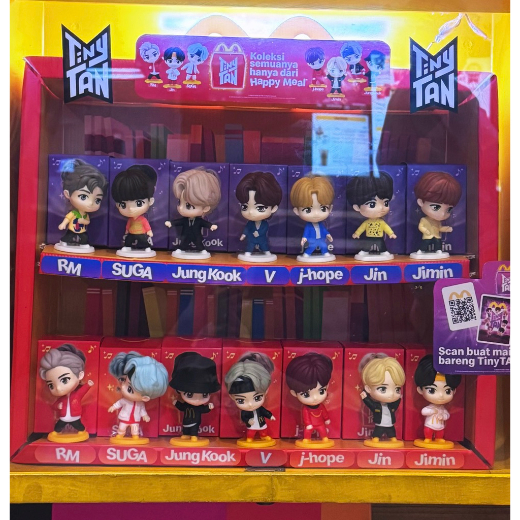 HAPPY MEALS MCD TINYTAN ENCORE THROWBACK EDITION FIGURE BTS ORIGINAL ...