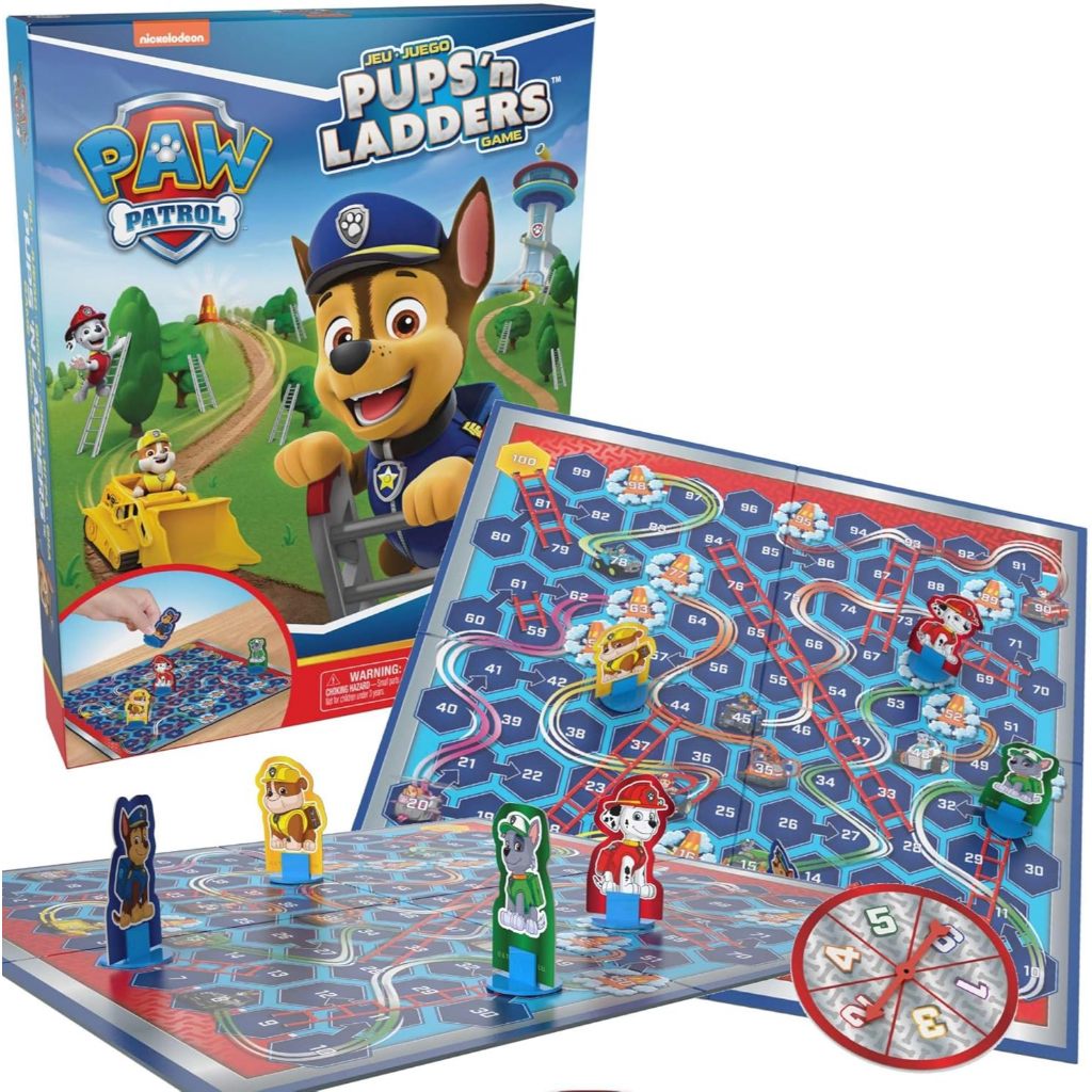 Paw Patrol Pups 'n Ladders Puppies Snakes and Ladders Family Social ...