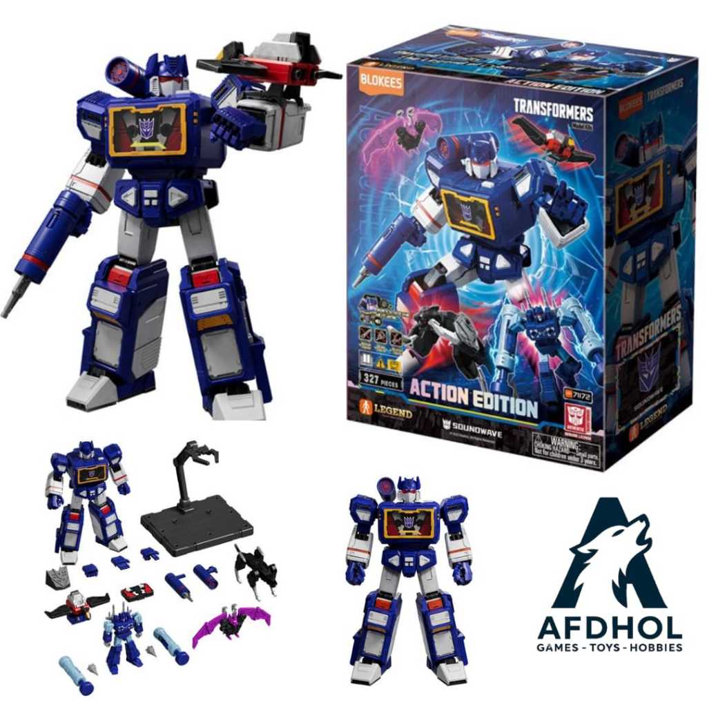 BLOKEES FIGURES TRANSFORMERS ACTION EDITION 03 SOUNDWAVE MODEL KITS ...