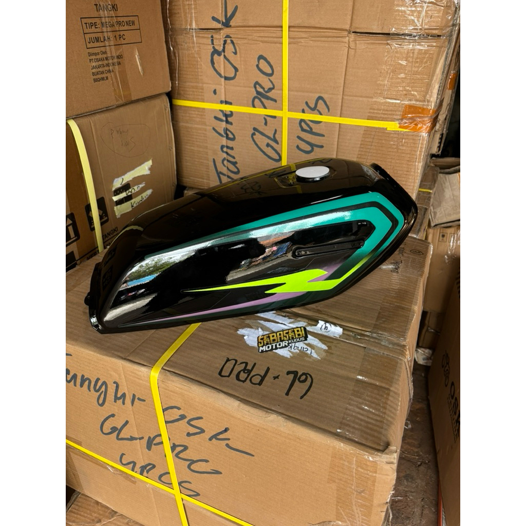 HIJAU BLACK TANK GREEN STRIPING NEW GRES PART COMPLETE RXS RX SPECIAL ...