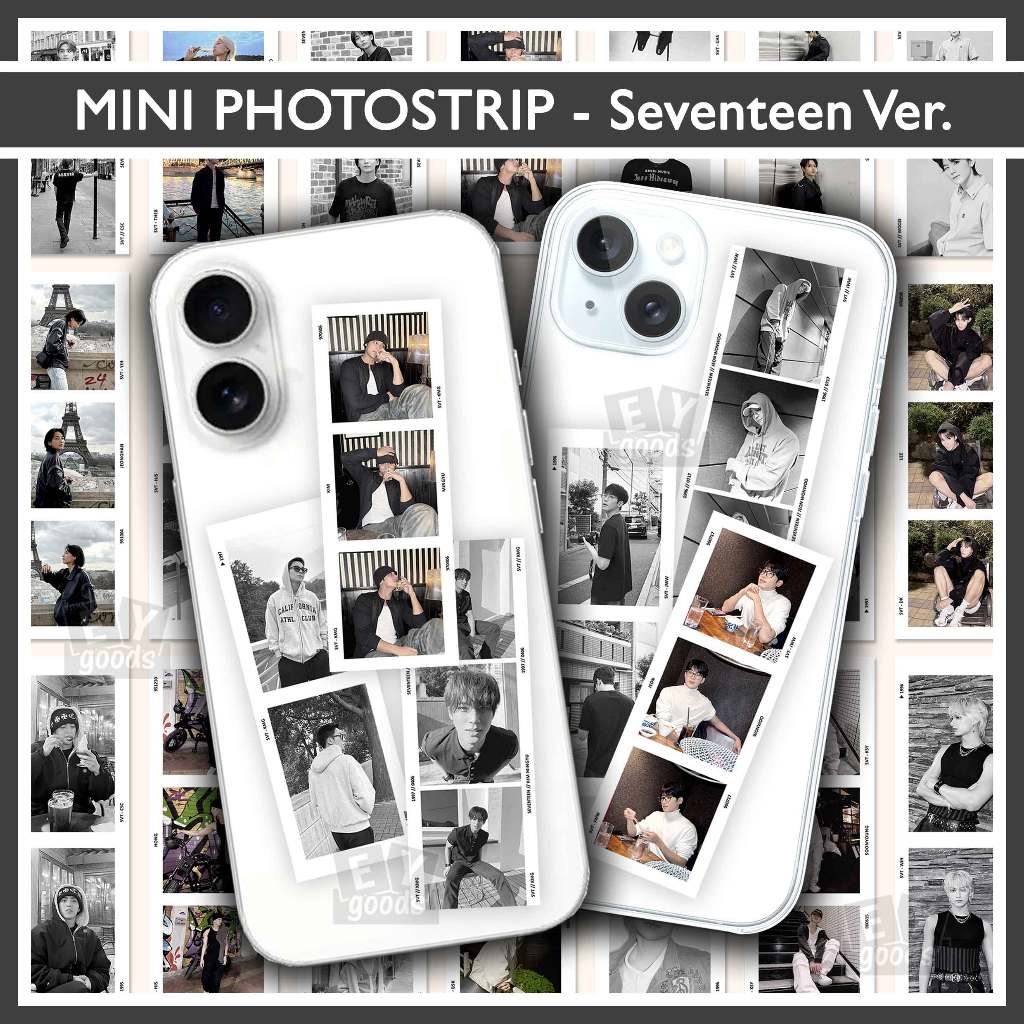 (CONTENTS 3 PCS) SEVENTEEN MINI PHOTOSTRIP | Kpop Mini Photostrip ...