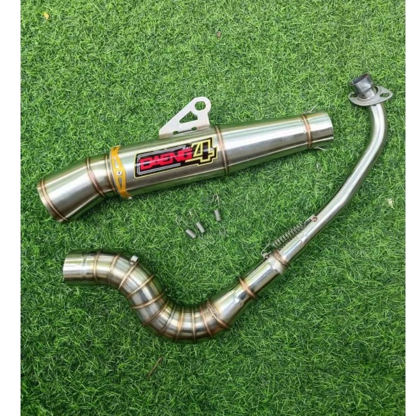 Daeng sai4 Pipe canister conical open specs exhaust pipe for Wave 125 ...