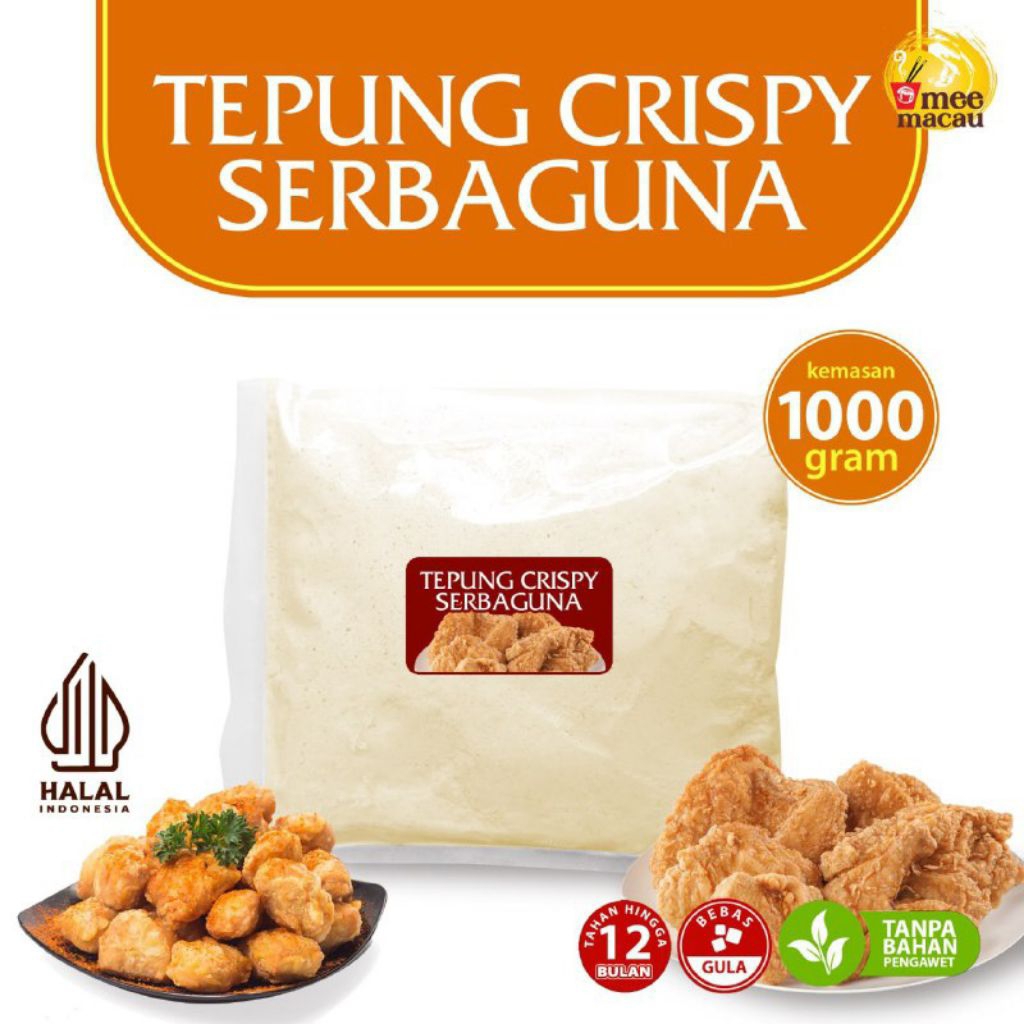 Chicken Seasoned Flour / Multipurpose Crispy Flour 1 kg / KFC MCD Fried ...