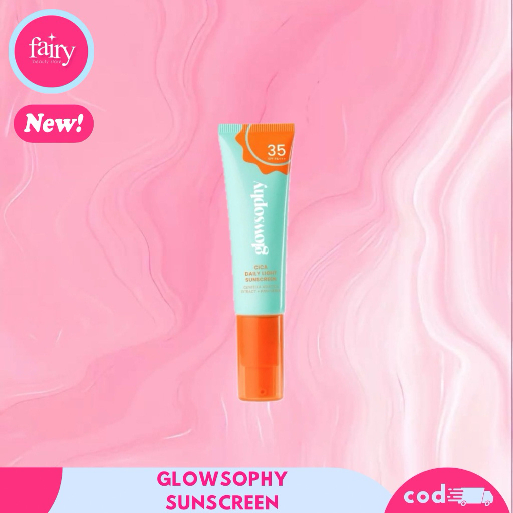 Glowsophy Cica Daily Light Sunscreen SPF 35 PA+++ (NEW) | Shopee Singapore