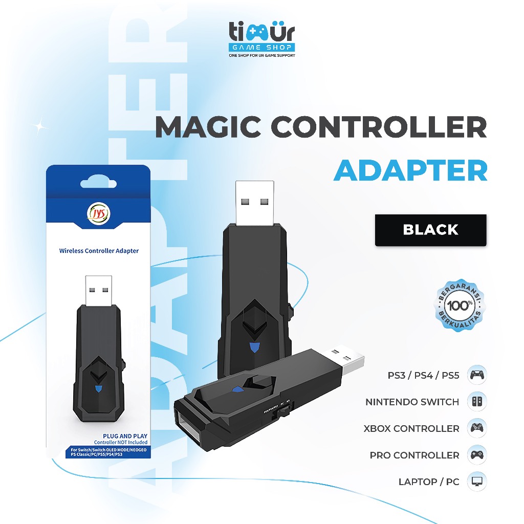 Magic Wireless Controller Adapter Multipurpose Plug And Play USB ...