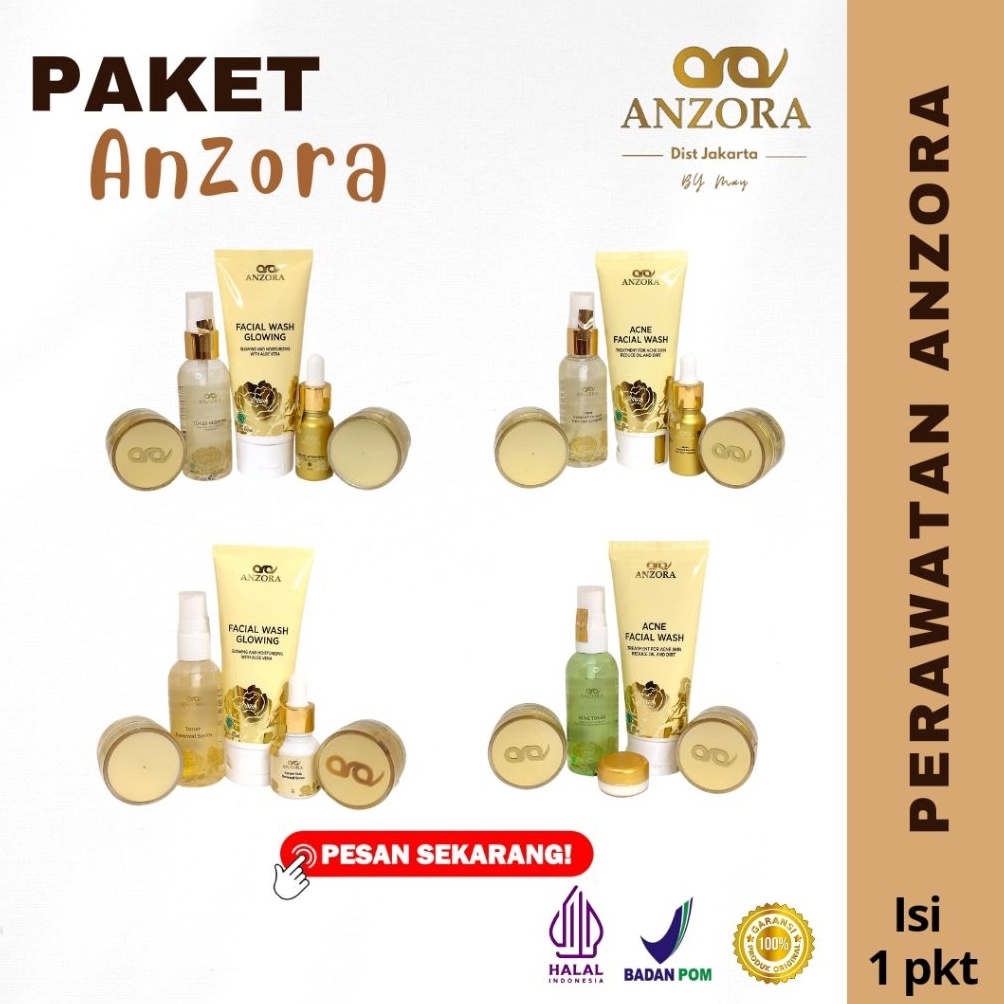 Lariz Anzora skincare original glow acne package renewal acne dark spot ...