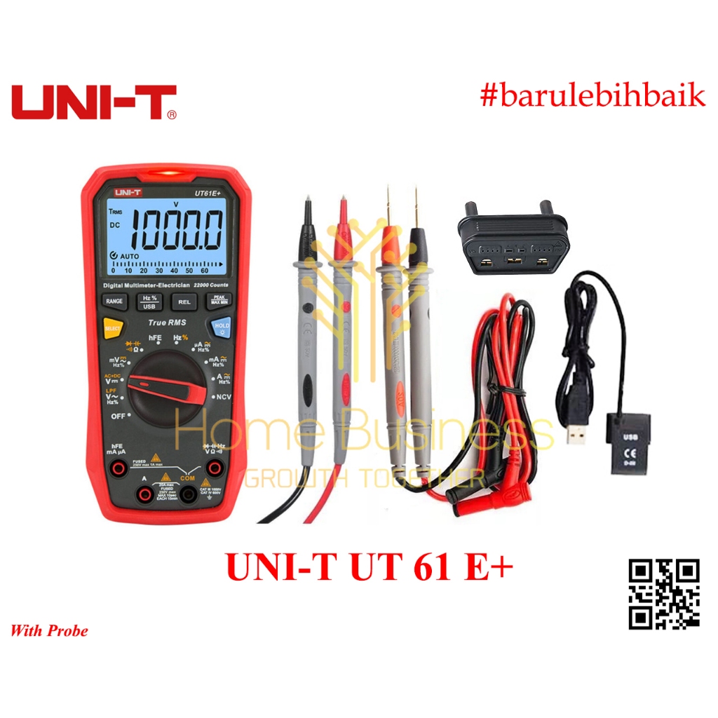 HP UNI-T UT61E+ UT61E UT61 61E+ Multimeter Multitester Avometer Digital ...