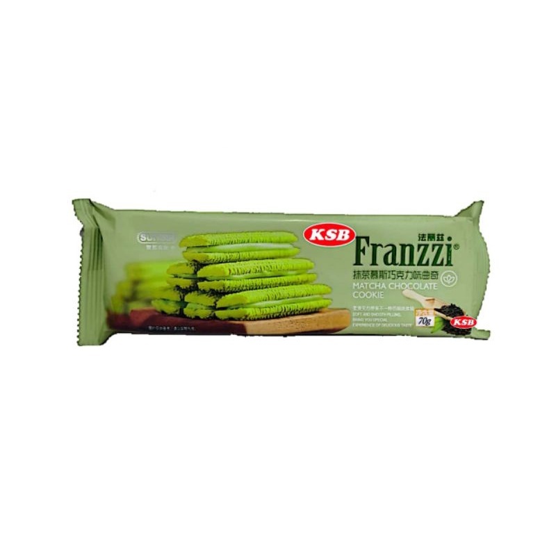 SUNSSI FRANZZI MATCHA CHOCOLATE COOKIE BKS 70 GR | Shopee Singapore