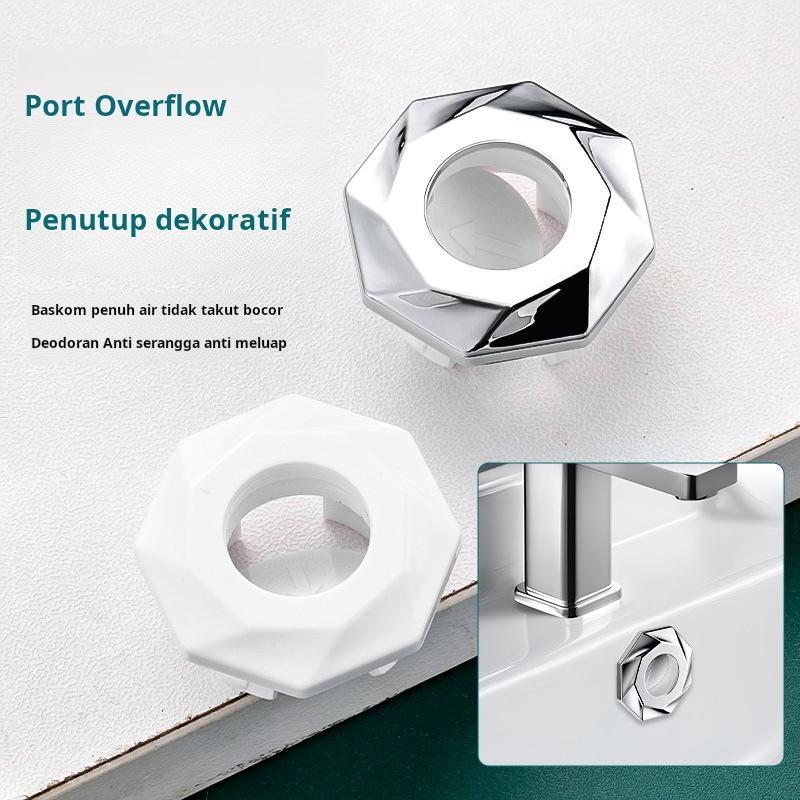 2PCS Sink waste hole cover decorative cover electro deodorant coating ...