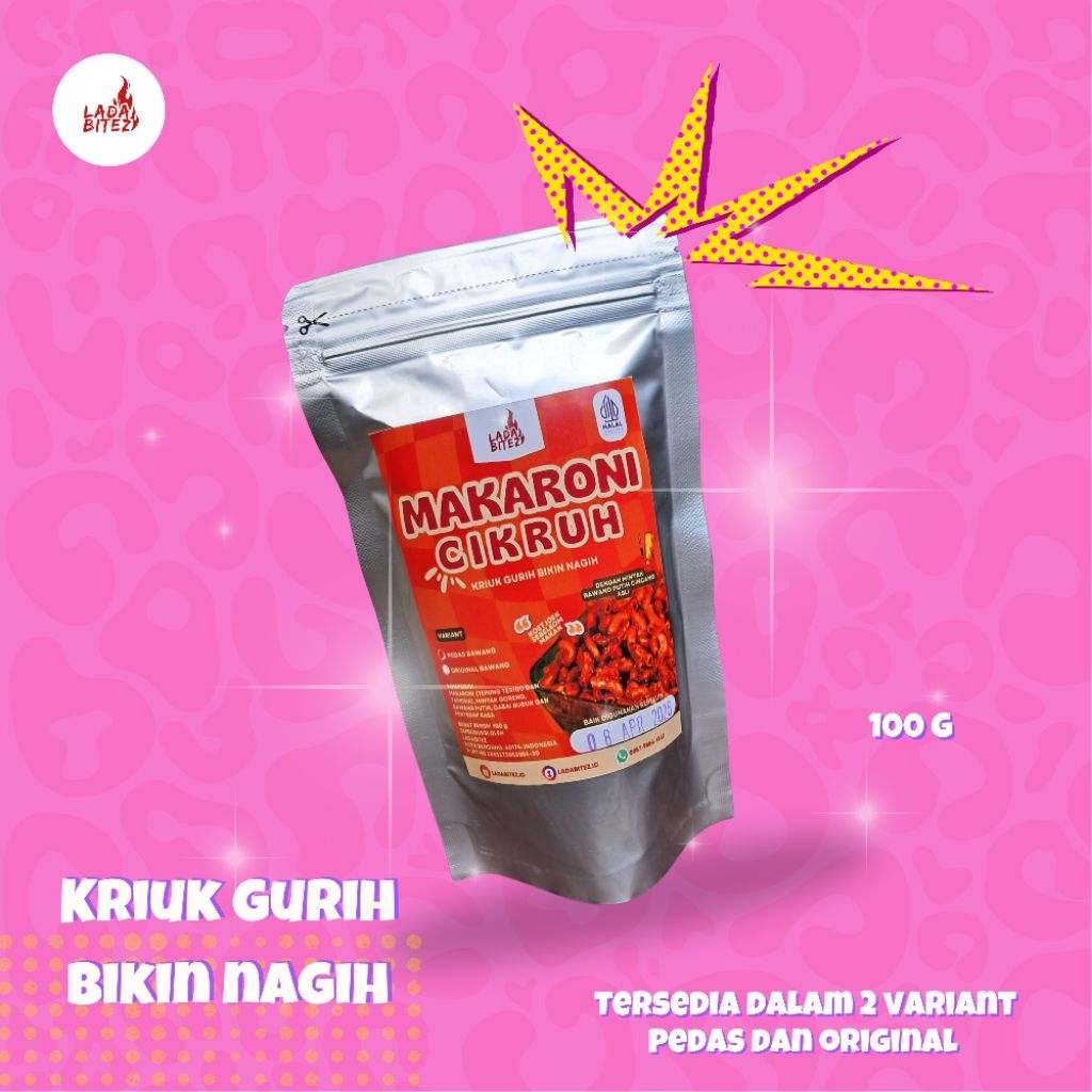 Spicy and Savory Cikruh Macaroni 100g | SpicyCemilan Bandung | Spicy ...