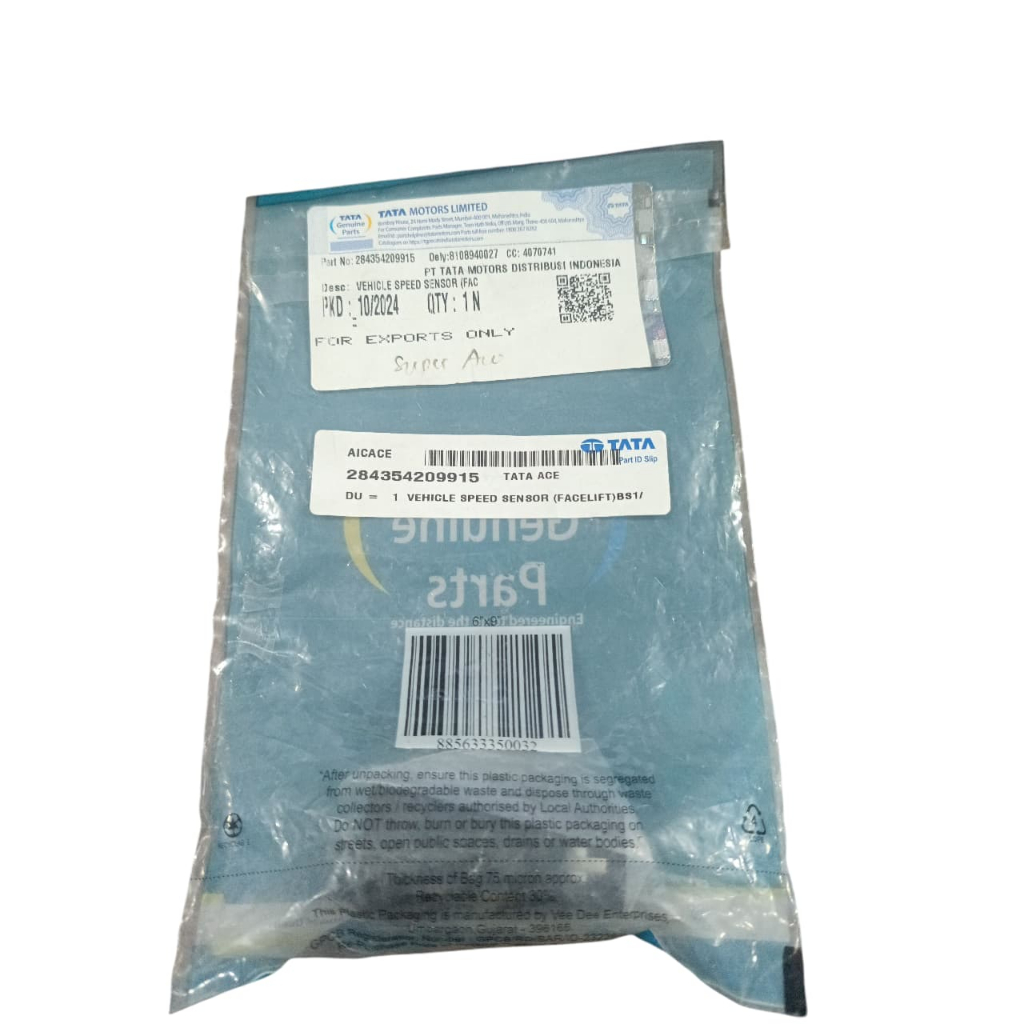 Tata - Sensor Speedometer/ Vehicle Speed Sensor Super Ace | Shopee ...