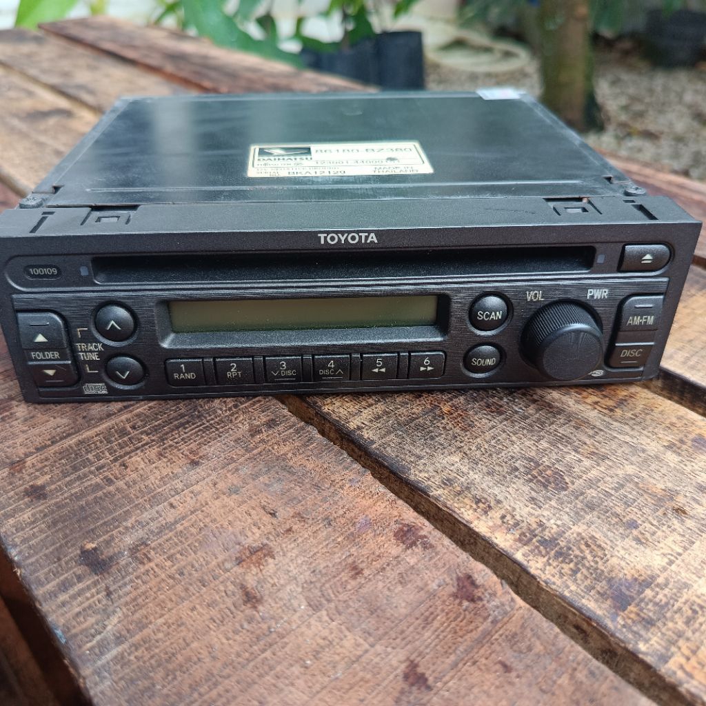 Original toyota head unit Tape removed from the seal | Shopee Singapore