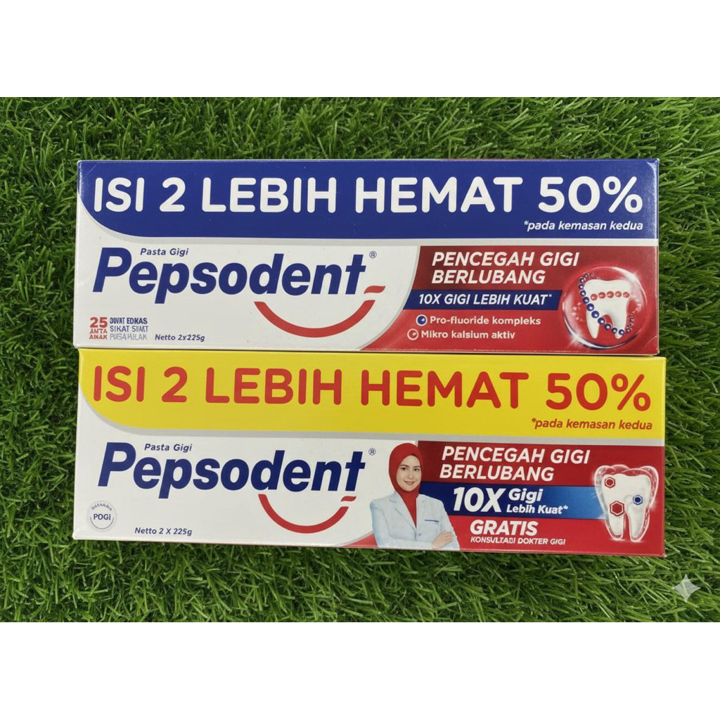 Pepsodent Toothpaste Prevents Cavities 225g Value Pack | Shopee Singapore