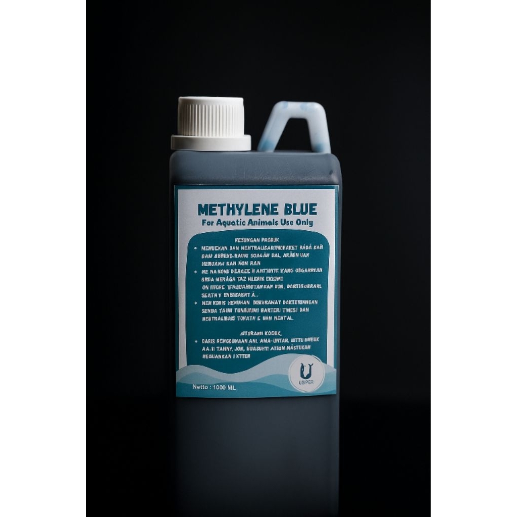Methylene Blue 1 Liter – Medicine Anti-Fungal & Parasitebiru for Ornamental Fish and Consumption ...